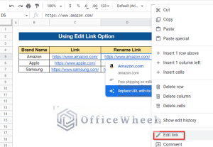 How to Rename a Hyperlink in Google Sheets (2 Quick Ways)
