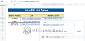 How to Rename a Hyperlink in Google Sheets (2 Quick Ways)