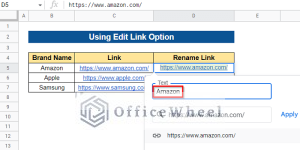 How to Rename a Hyperlink in Google Sheets (2 Quick Ways)