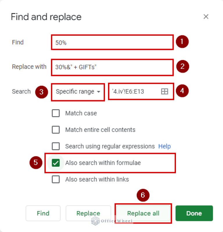 How to Search and Replace in Google Sheets (2 Easy Ways)