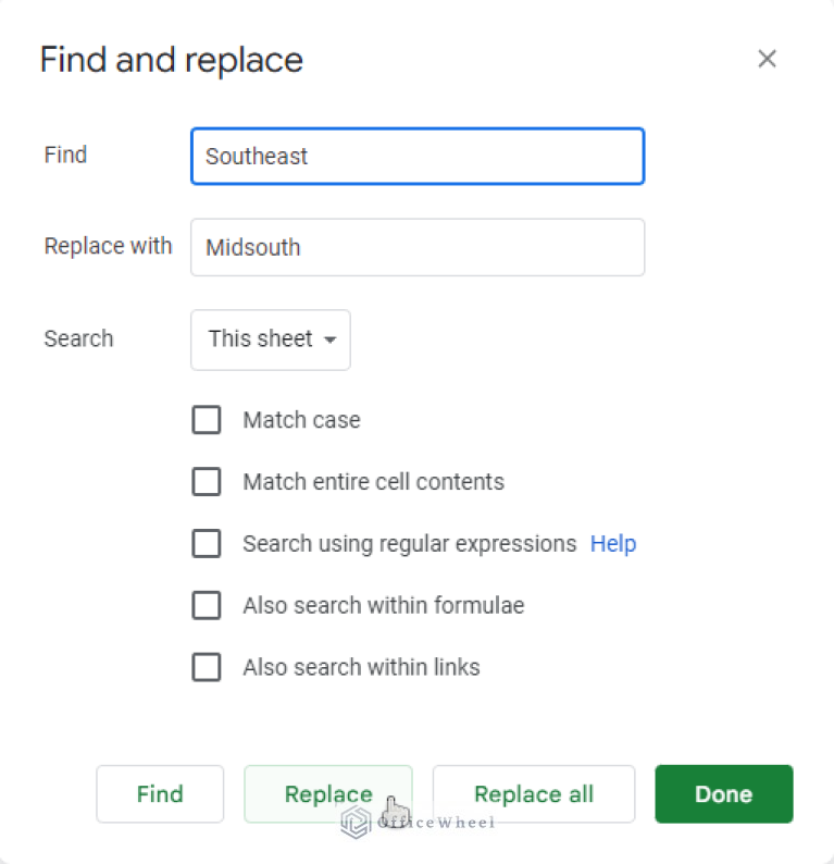 How to Search and Replace in Google Sheets (2 Easy Ways)