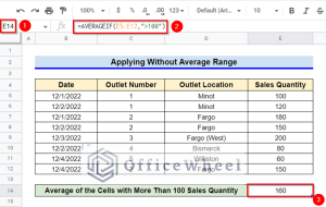 How to Use AVERAGEIF Function in Google Sheets (6 Examples)