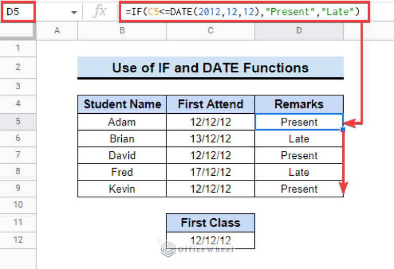 How to Use IF Function in Google Sheets (6 Suitable Examples)