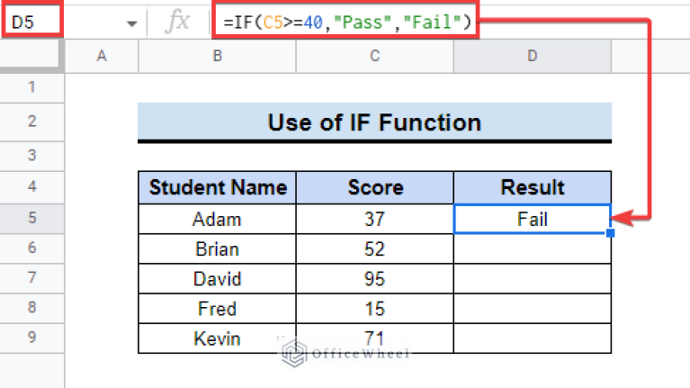 How to Use IF Function in Google Sheets (6 Suitable Examples)