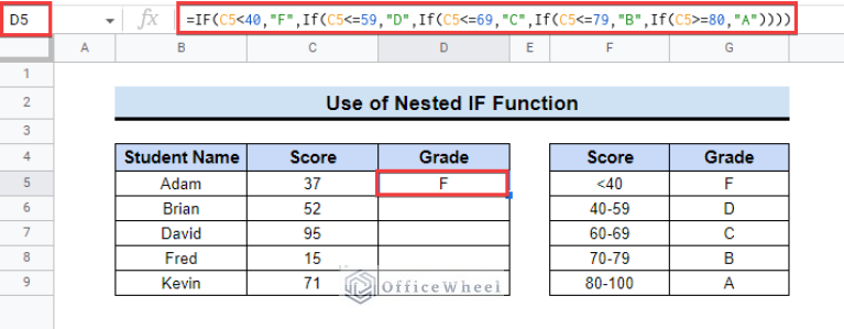 How to Use IF Function in Google Sheets (6 Suitable Examples)