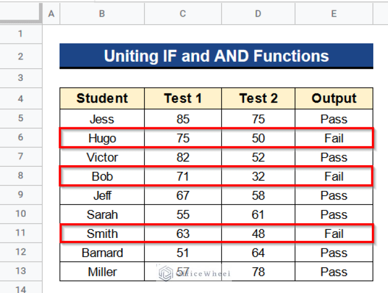 How to Use Multiple IF Statements in Google Sheets (5 Examples)