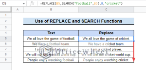 How to Use SEARCH Function in Google Sheets (5 Examples)