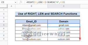 How to Use SEARCH Function in Google Sheets (5 Examples)