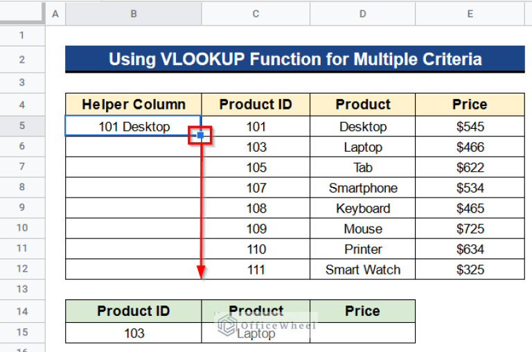 How to Use the VLOOKUP Function in Google Sheets