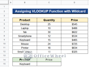 How to Use the VLOOKUP Function in Google Sheets