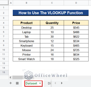How to Use the VLOOKUP Function in Google Sheets