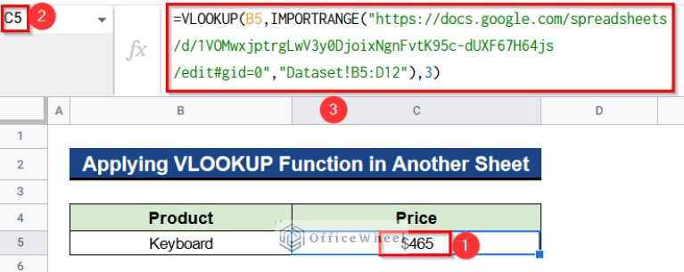 How to Use the VLOOKUP Function in Google Sheets
