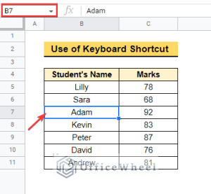How to Highlight Active Row in Google Sheets (2 Suitable Ways)