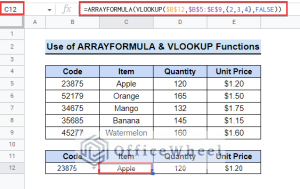 How to Use ARRAYFORMULA in Google Sheets (6 Examples)