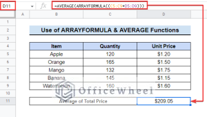 How to Use ARRAYFORMULA in Google Sheets (6 Examples)