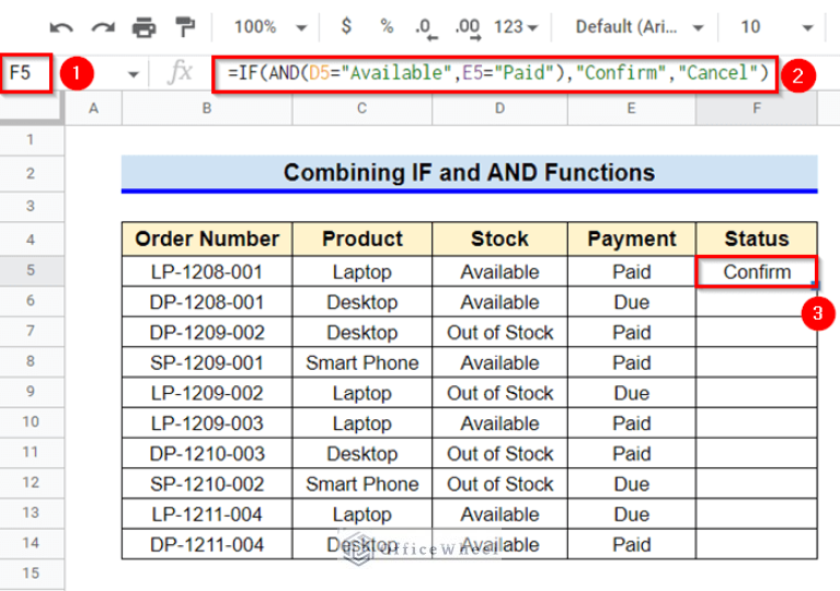 If Cell Contains Text Then Return Value in Another Cell in Google Sheets