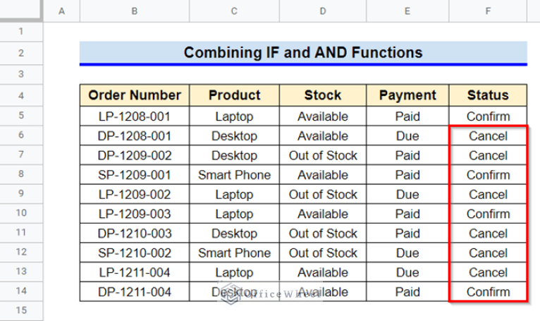 If Cell Contains Text Then Return Value in Another Cell in Google Sheets