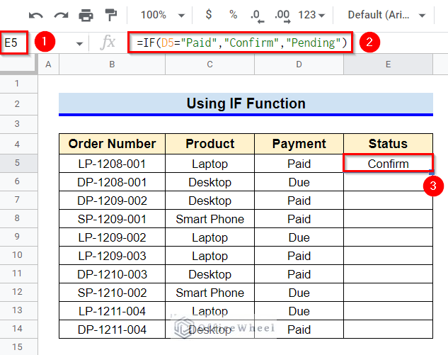 If Cell Contains Text Then Return Value In Another Cell In Google Sheets