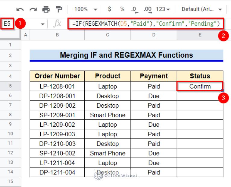 If Cell Contains Text Then Return Value in Another Cell in Google Sheets