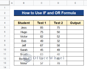 How to Use IF and OR Formula in Google Sheets (2 Examples)