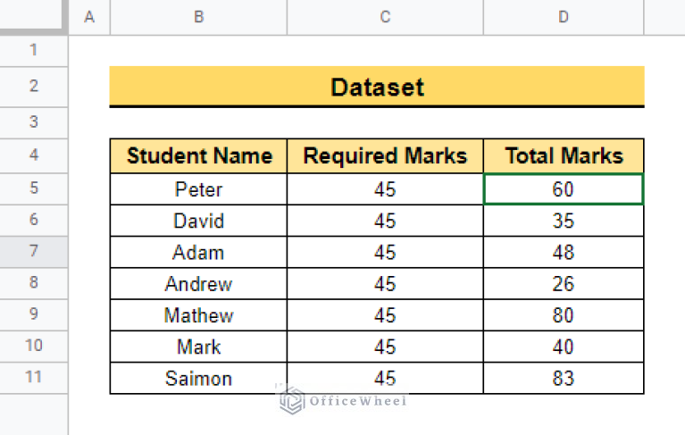 Google Sheets IF Statement in Conditional Formatting