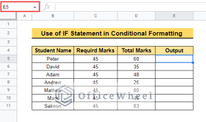 Google Sheets IF Statement in Conditional Formatting
