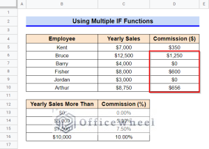 How to Use Nested IF Function in Google Sheets (4 Helpful Ways)