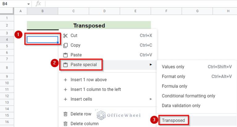 How to Use Paste Special in Google Sheets (8 Examples)