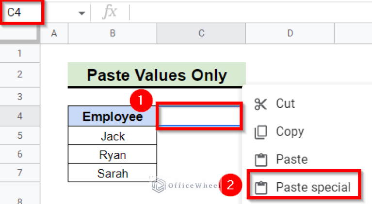 How to Use Paste Special in Google Sheets (8 Examples)
