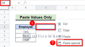 How to Use Paste Special in Google Sheets (8 Examples)