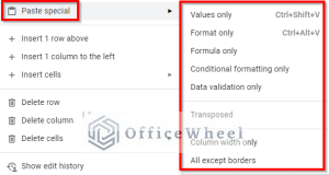 How to Use Paste Special in Google Sheets (8 Examples)
