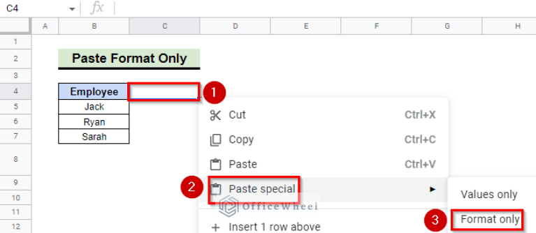 How to Use Paste Special in Google Sheets (8 Examples)