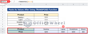[Solved!] Paste Transpose Is Not Working in Google Sheets
