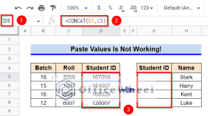 [Solved!] Paste Values Is Not Working in Google Sheets (2 Fixes)
