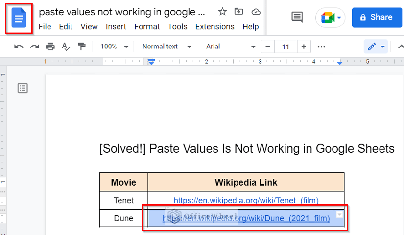  Solved Paste Values Is Not Working In Google Sheets 2 Fixes 