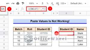 [Solved!] Paste Values Is Not Working in Google Sheets (2 Fixes)