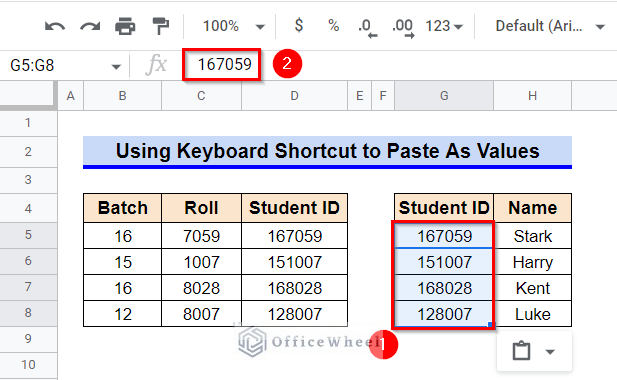  Solved Paste Values Is Not Working In Google Sheets 2 Fixes 