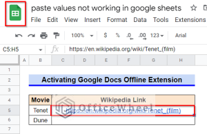 [Solved!] Paste Values Is Not Working in Google Sheets (2 Fixes)