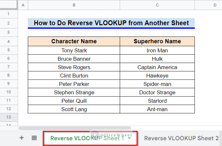 How to Do Reverse VLOOKUP in Google Sheets (4 Useful Ways)
