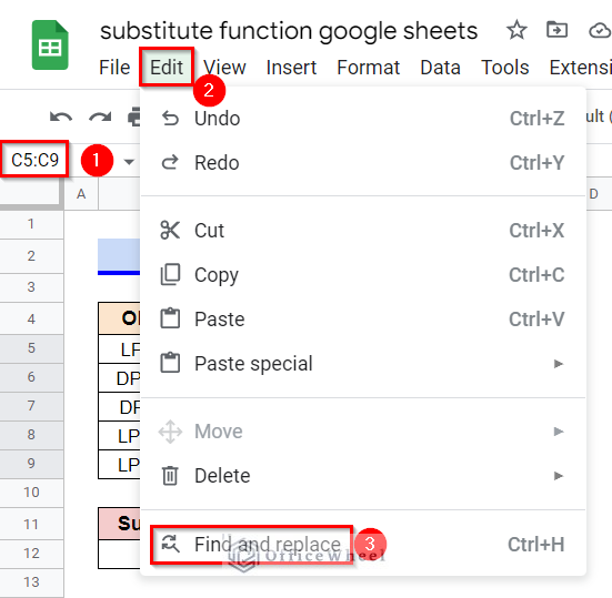  How To Use SUBSTITUTE Function In Google Sheets 7 Examples 
