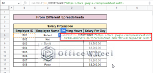 How to VLOOKUP Between Two Google Sheets (2 Ideal Examples)
