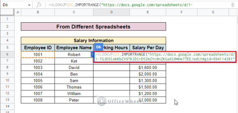How to VLOOKUP Between Two Google Sheets (2 Ideal Examples) How to VLOOKUP Between Two Google Sheets (2 Ideal Examples)
