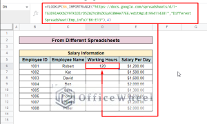 How to VLOOKUP Between Two Google Sheets (2 Ideal Examples)