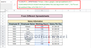 How to VLOOKUP Between Two Google Sheets (2 Ideal Examples)