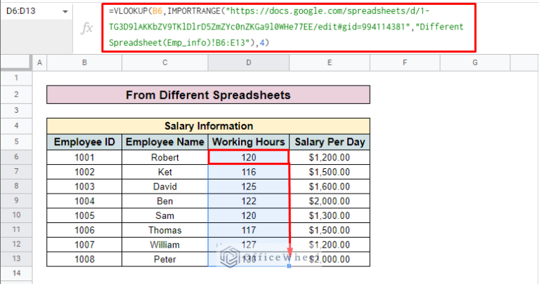 How to VLOOKUP Between Two Google Sheets (2 Ideal Examples) How to VLOOKUP Between Two Google Sheets (2 Ideal Examples)