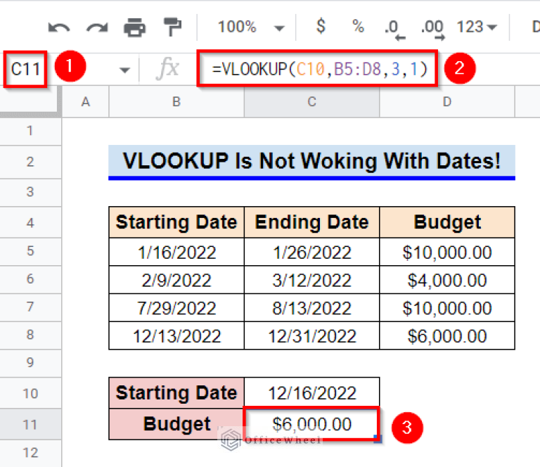 2 Helpful Examples to VLOOKUP by Date in Google Sheets