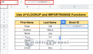 VLOOKUP with IMPORTRANGE Function in Google Sheets
