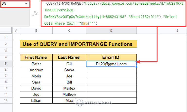 VLOOKUP with IMPORTRANGE Function in Google Sheets