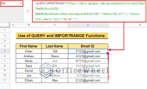 VLOOKUP with IMPORTRANGE Function in Google Sheets