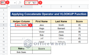 How to Concatenate with VLOOKUP in Google Sheets